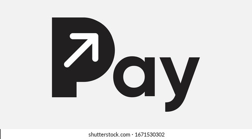 Pay Logo Tick Symbol Vector Illustration Stock Vector (Royalty Free ...
