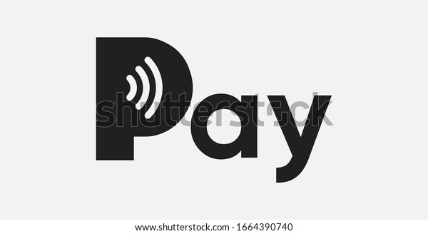 Pay Logo Wifi Symbol Vector Illustration Stock Vector (Royalty Free ...