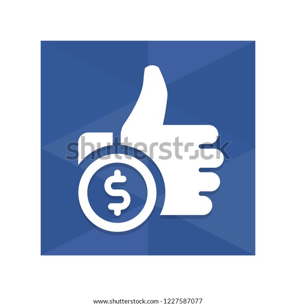 Pay Per Like App Icon Stock Vector (Royalty Free) 1227587077 | Shutterstock
