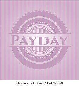 Payday Badge Pink Background Stock Vector (Royalty Free) 1194764869