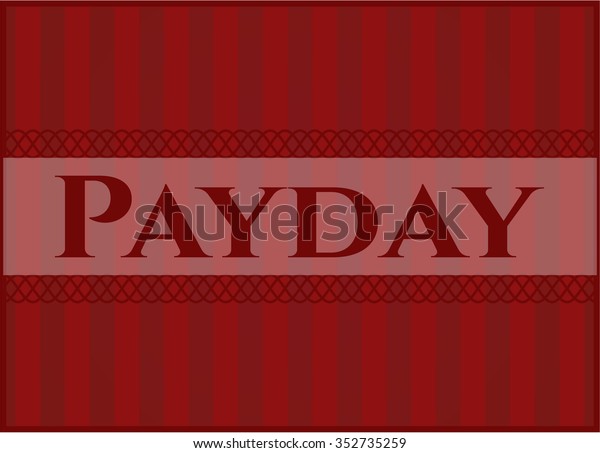 Payday Banner Poster Stock Vector (Royalty Free) 352735259 | Shutterstock