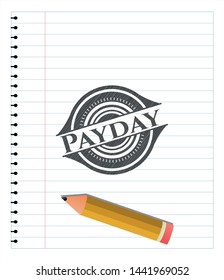 Amok Draw Pencil Effect Vector Illustration Stock Vector (Royalty Free ...