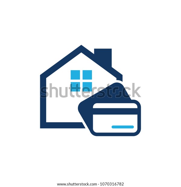 Payment House Logo Icon Design Stock Vector (Royalty Free) 1070316782 ...