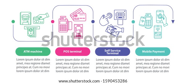 Payment Vector Infographic Template Business Presentation Stock Vector ...