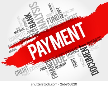 Payment Word Cloud Business Concept Stock Vector (Royalty Free ...