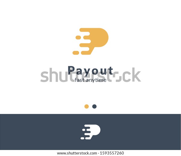 Payout Logo Modern Template Design Vector: เวกเตอร์สต็อก (ปลอดค่า ...