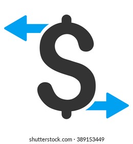 Payouts Vector Icon Style Bicolor Flat Stock Vector (Royalty Free ...