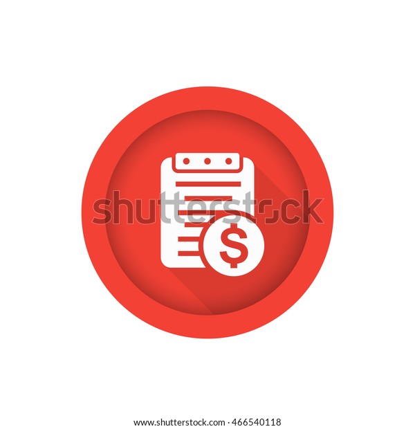 Payroll Icon Isolated On White Stock Vector (Royalty Free) 466540118