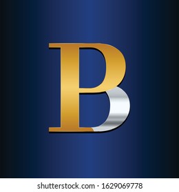 Pb Initial Logo Capital Letters Gold Stock Vector (Royalty Free ...
