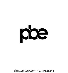 Pbe Letter Original Monogram Logo Design: เวกเตอร์สต็อก (ปลอดค่า ...