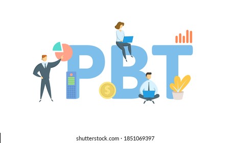 Pbt Profit Before Tax Concept Keywords Stock Vector (Royalty Free ...