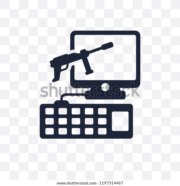 Pc Game Transparent Icon Pc Game Stock Vector (Royalty Free) 1197314467 ...