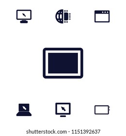 Pc Icon Collection 7 Pc Filled Stock Vector (Royalty Free) 1151392637 ...