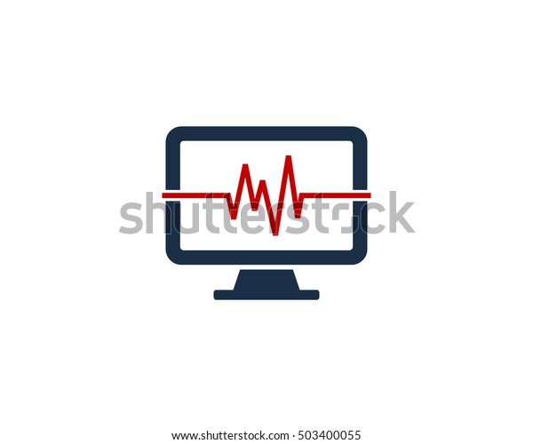 Pc Medic Logo Design Template Stock Vector (Royalty Free) 503400055 ...