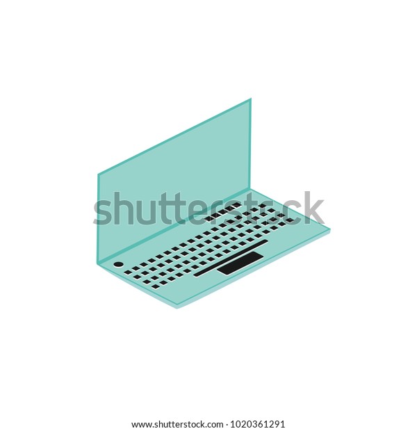 Pc Menthol Notebook Vector Isolated Object Stock Vector (Royalty Free ...