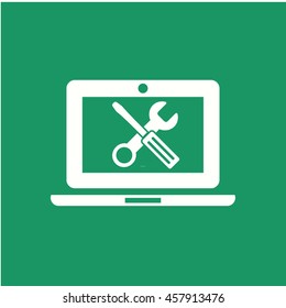 Pc Repair Icon Stock Vector (Royalty Free) 466605944