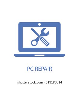 Pc Repair Icon Stock Vector (Royalty Free) 513198814 | Shutterstock