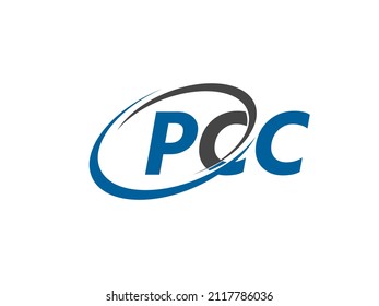 Pcc Letter Creative Modern Elegant Swoosh Stock Vector (Royalty Free ...