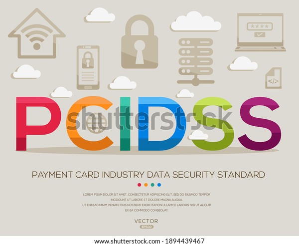 Pci Dss Mean Payment Card Industry Stock Vector (Royalty Free ...