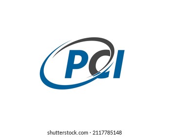 Pci Letter Creative Modern Elegant Swoosh Stock Vector (Royalty Free ...