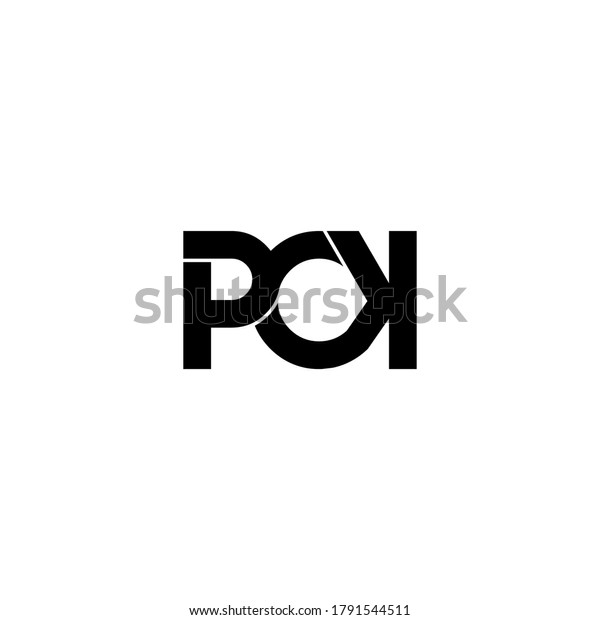 Pck Letter Original Monogram Logo Design Stock Vector (Royalty Free ...