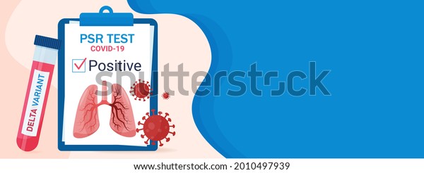 Pcr Test New Delta Strain Coronavirus Stock Vector (Royalty Free ...