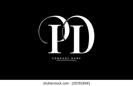 Pd Dp Abstract Letters Logo Monogram Stock Vector (Royalty Free ...