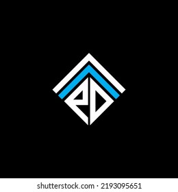 Pd Letter Logo Creative Design Vector Stock Vector (Royalty Free ...