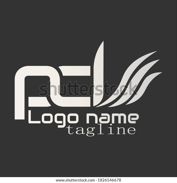 Pd Wing Pcl Logo Illustration Pcl Stock Vector (Royalty Free ...