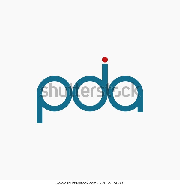 Pda Letter Monogram Logo Design Vector Stock Vector (Royalty Free ...