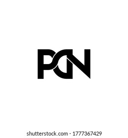 Pdn Letter Original Monogram Logo Design: เวกเตอร์สต็อก (ปลอดค่า ...