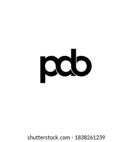 Pdo Letter Original Monogram Logo Design Stock Vector (Royalty Free ...
