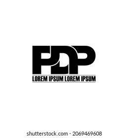 Pdp Letter Monogram Logo Design Vector Stock Vector (Royalty Free ...
