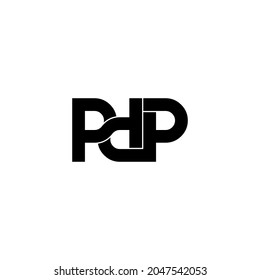Pdp Letter Original Monogram Logo Design Stock Vector (Royalty Free ...
