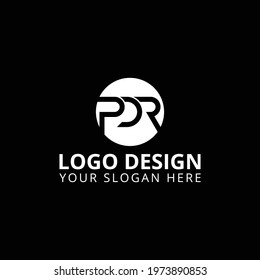 Pdr Logo Design Professional Logo Stock Vector (Royalty Free ...