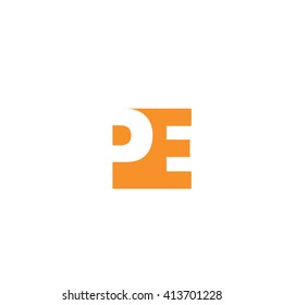 Pe Logo Vector Graphic Branding Letter: เวกเตอร์สต็อก (ปลอดค่าลิขสิทธิ์ ...