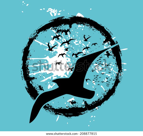 Peace Birds Vector Art Stock Vector (Royalty Free) 208877815 | Shutterstock