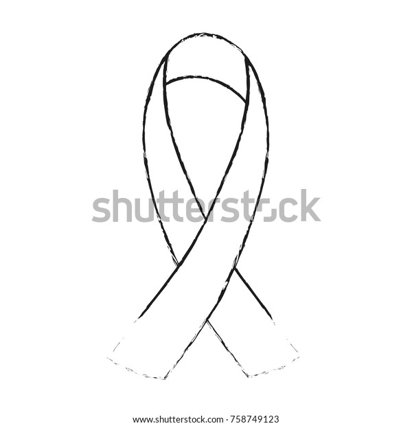 Peace Ribbon Symbol Icon Vector Illustration Stock Vector (Royalty Free ...