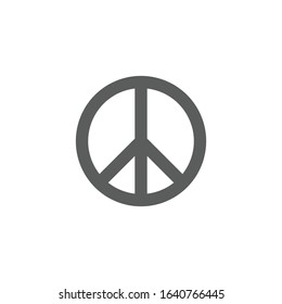 Peace Symbol Pacifist Icon Vector Illustration Stock Vector (Royalty ...