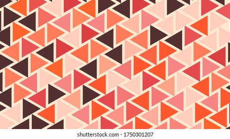 Peach Background Triangles Isolated Cream Vector Stock Vector (Royalty ...