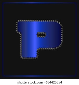 Pearl Font Typeface Alphabet P Stock Vector (Royalty Free) 634425554 ...