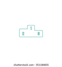 Flat Pedestal Outline Black Simple Symbol 스톡 일러스트 307244942 | Shutterstock