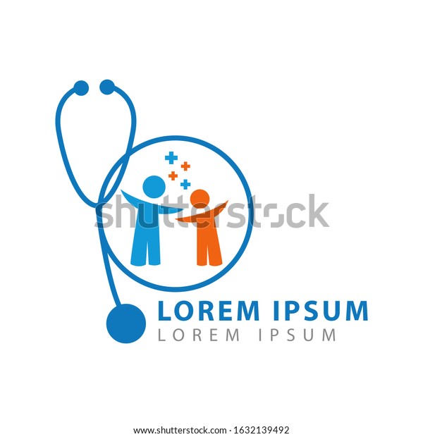 Pediatric Clinic Logo Vector Illustration Pediatric: Vector có sẵn ...