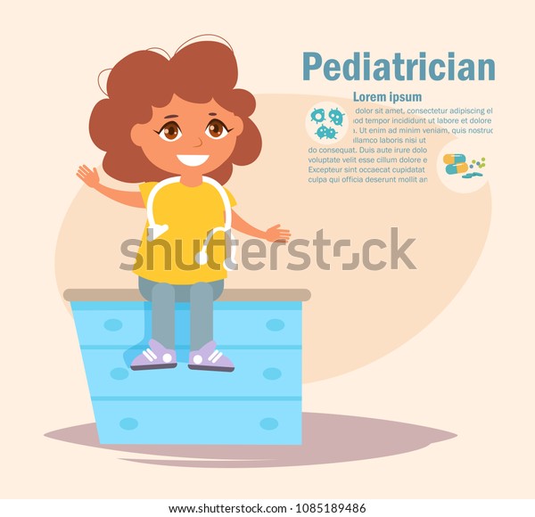 Pediatrician Vector Cartoon Isolated Art On Stock Vector (Royalty Free ...