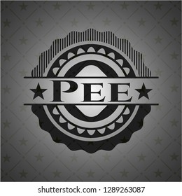 Pee Black Emblem Stock Vector (Royalty Free) 1289263087 | Shutterstock