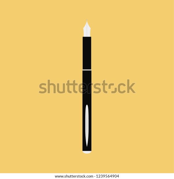 Pen Cartoon Vector Symbol Logo Design Stock Vector (Royalty Free ...