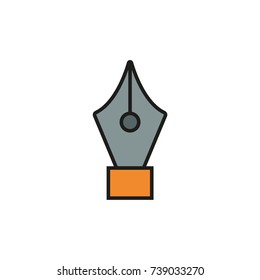 Writing Pen Head Ink Classic Icon Stock Vector (Royalty Free) 675619216 ...