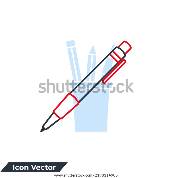 Pen Icon Logo Vector Illustration Signature Stock Vector (Royalty Free ...