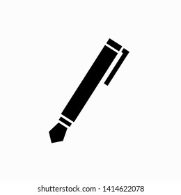 Pen Iconvector Illustration Flat Design Style Stock Vector (Royalty ...