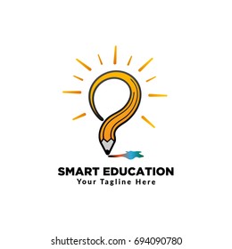 Smart Write Logo Template Illustration Suitable Stock Vector (Royalty ...
